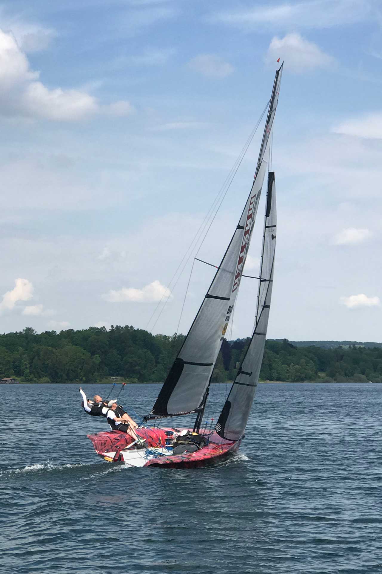 Streamline 2021 mit Carbonmast und Gennaker - CUL-Masten